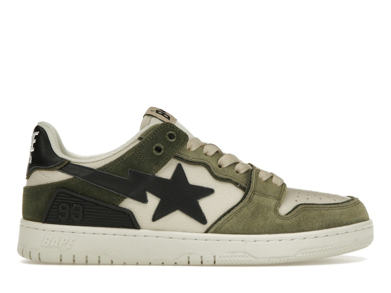 A Bathing Ape Bape SK8 Sta Olive (2022) Men's - 1I70-191-009/1I70-291 ...