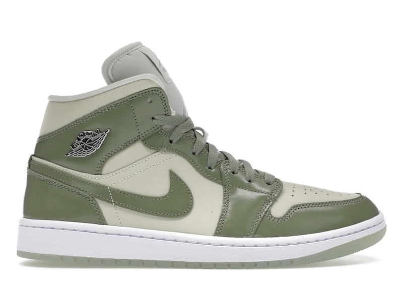 Jordan 1 Mid SE Sea Glass Oil Green (Women's) - HF4079-003 - US