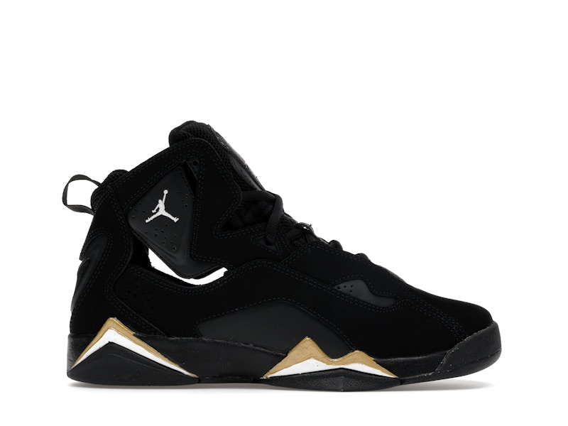 jordan true flight black and gold mens