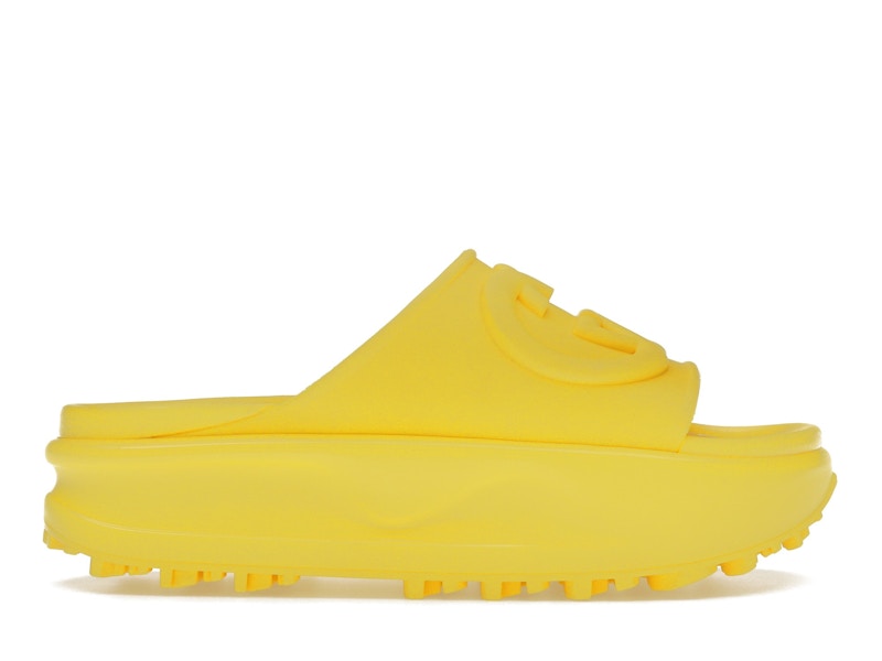 Gucci Interlocking G Slide Yellow (Women's) - 692845 JF000 7213 - US
