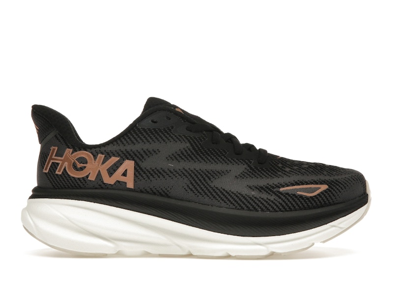 Hoka One One Clifton 9 Black Rose Gold (Women's) - 1127896-BRGL - US