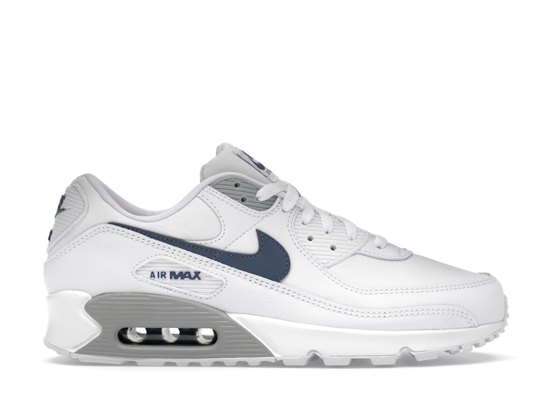 Nike Air Max 90 Wolf Grey Diffused Blue Men's - IB7680-100 - US