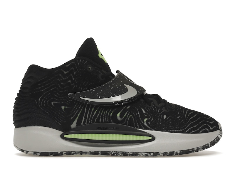 Nike KD 14 Black Lime Glow Men's - CW3935-005/CZ0170-005 - US