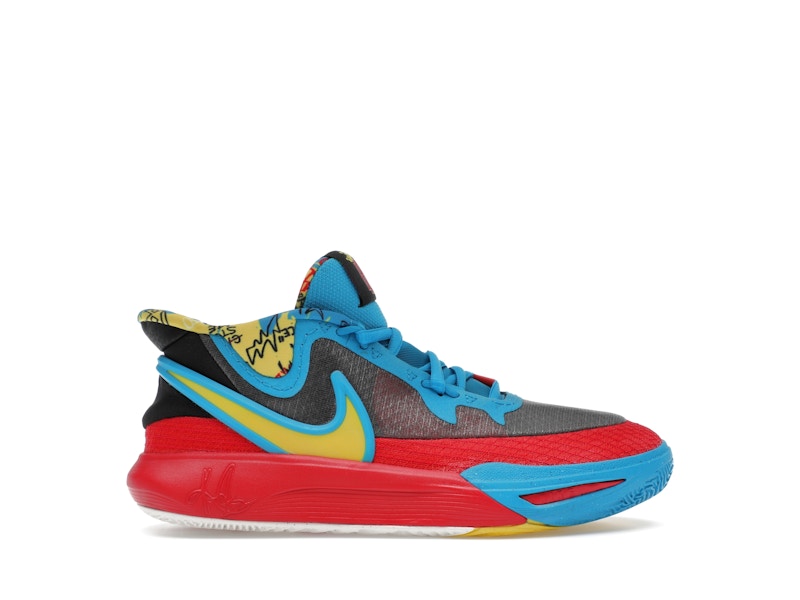 Nike Kyrie 8 GO SE Black Blue Tour Yellow (GS) - DQ8080-012 - US