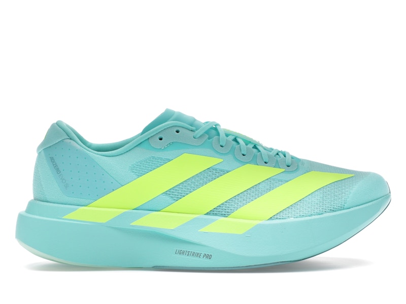 adidas Adizero Evo SL Flash Aqua Lucid Lemon Men's - JS4506 - US