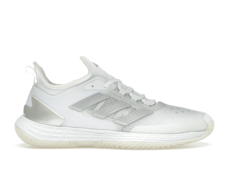 adidas Adizero Ubersonic 4.1 Cloud White Silver Metallic Grey (Women's ...