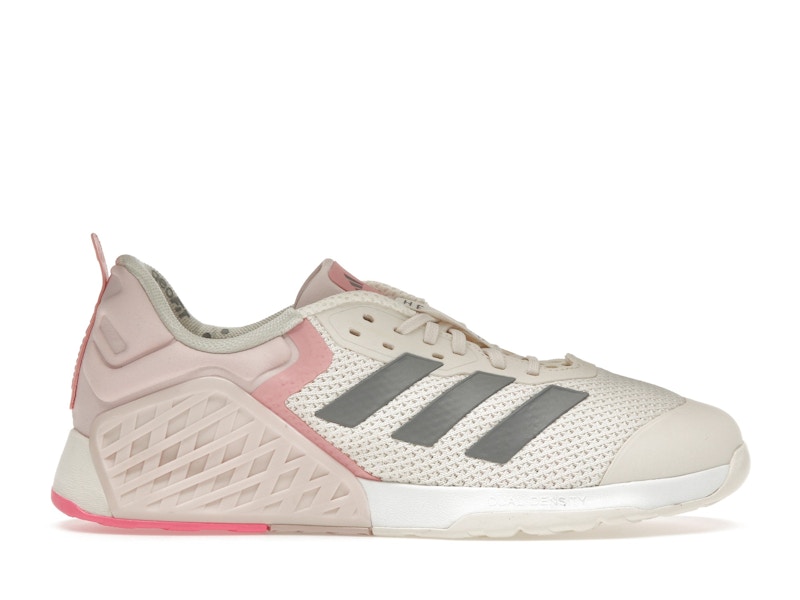 adidas Dropset 3 Chalk White Iron Metallic Semi Pink Spark (Women's ...