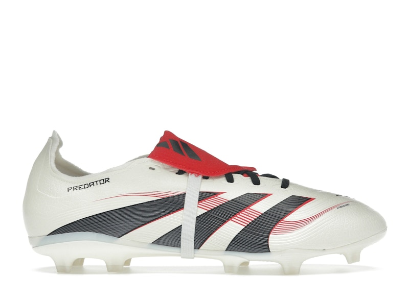 adidas Predator League Fold-Over Tongue FG/MG Off White Core Black Pure ...