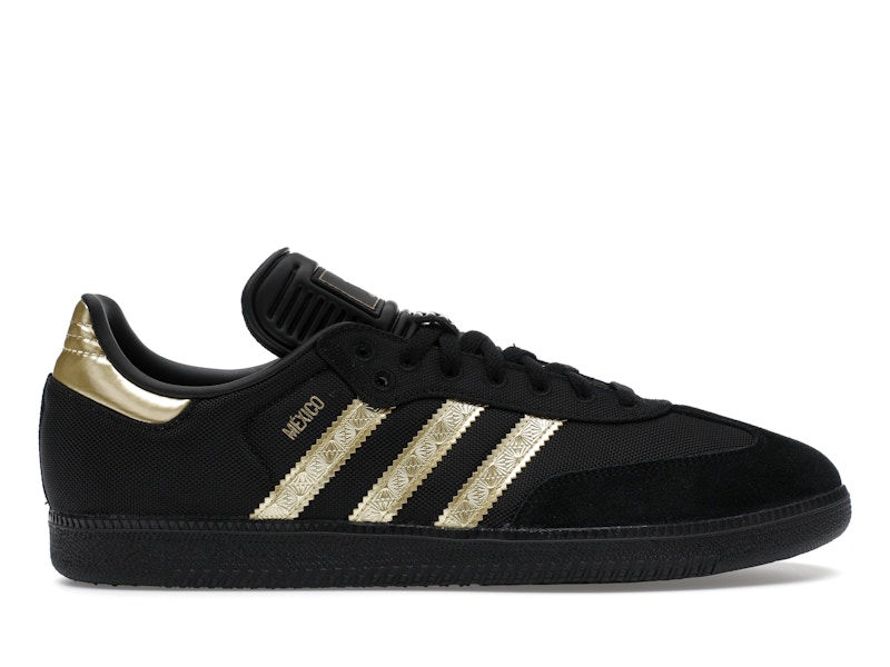 adidas Samba OG Mexico Black Gold Metallic Men's - JH5656 - US