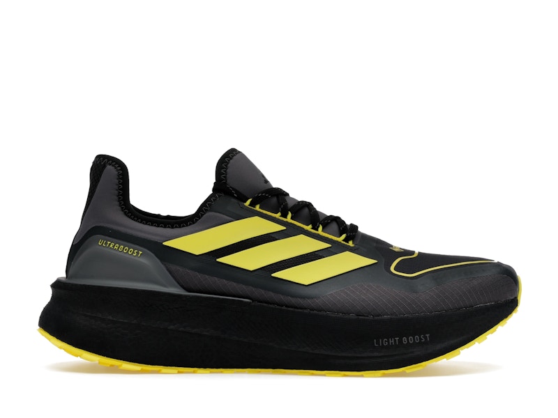 adidas Ultra Boost 5 Gore-Tex Carbon Black Grey Yellow Men's - JI3242 - US
