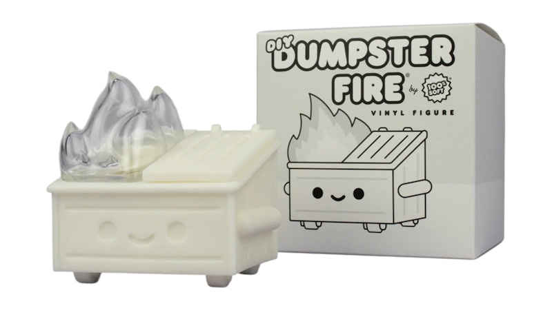 100% Soft Dumpster Fire DIY Vinyl Figure - ES