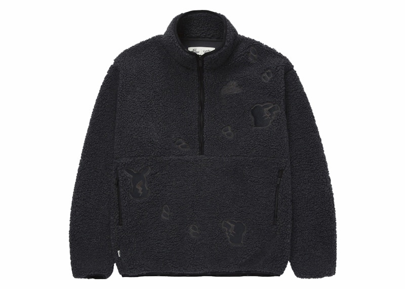 100 Thieves x Pokémon Pikachu Sherpa Fleece Jacket Grey Men's - SS24 - US