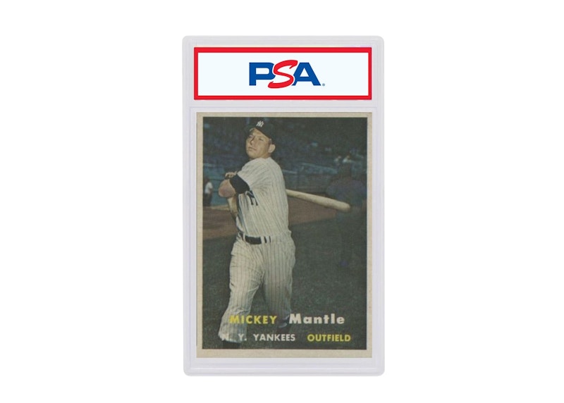 1957 Topps 95 Mickey Mantle (PSA or BGS Graded) - 1957 - GB