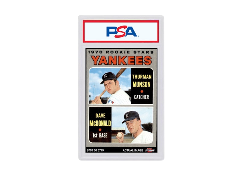 1970 Topps 189 Yankees Rookies T.Munson/D.Mcdonald (PSA or BGS Graded ...