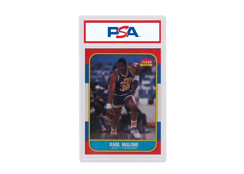 1986 Fleer 68 Karl Malone (PSA or BGS Graded) - 1986 - US
