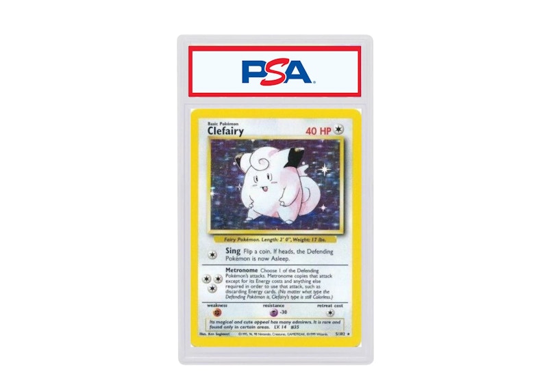 1999 Pokémon Game 5 Clefairy-Holo (PSA or BGS Graded) - 1999 - US