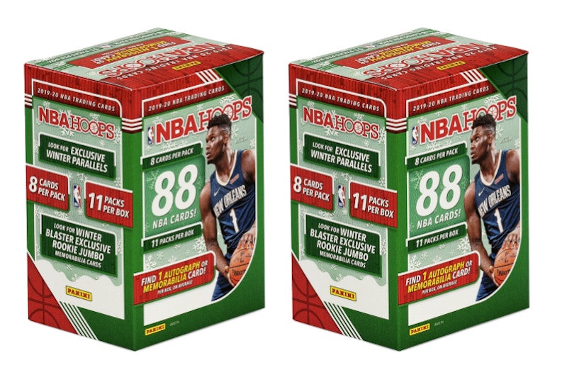 2019-20 Panini NBA Hoops Basketball Winter Blaster Box 2x Lot - 2019-20