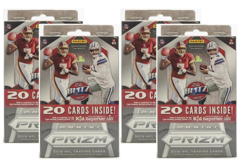 2019 Panini Prizm Football Hanger Box 4x Lot - 2019 - GB