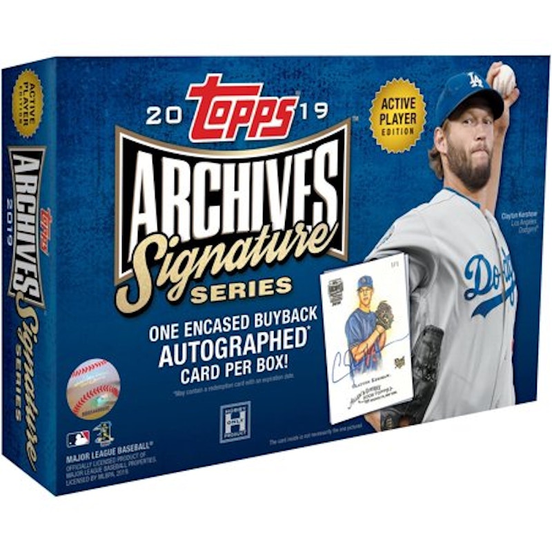 2019 Topps Archives Signature Series Baseball Hobby Box - 2019 - GB