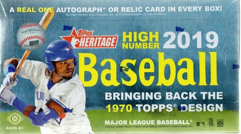 2019 Topps Heritage High Number Baseball Hobby Box - 2019 - US