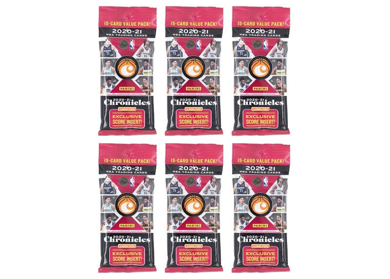 2020-21 Panini Chronicles Basketball Fat Pack 6x lot - 2020-21 - US