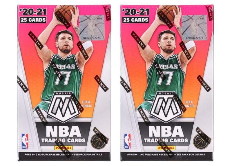 2020-21 Panini Mosaic Basketball Cereal Box 2x Lot - 2020-21 - GB