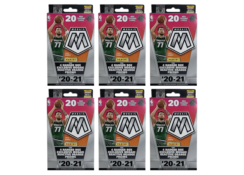 2020-21 Panini Mosaic Basketball Hanger Box 6x Lot - 2020-21 - GB