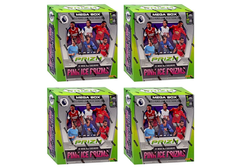 2020-21 Panini Prizm Premier League Soccer Mega Box (Pink Ice Prizms ...