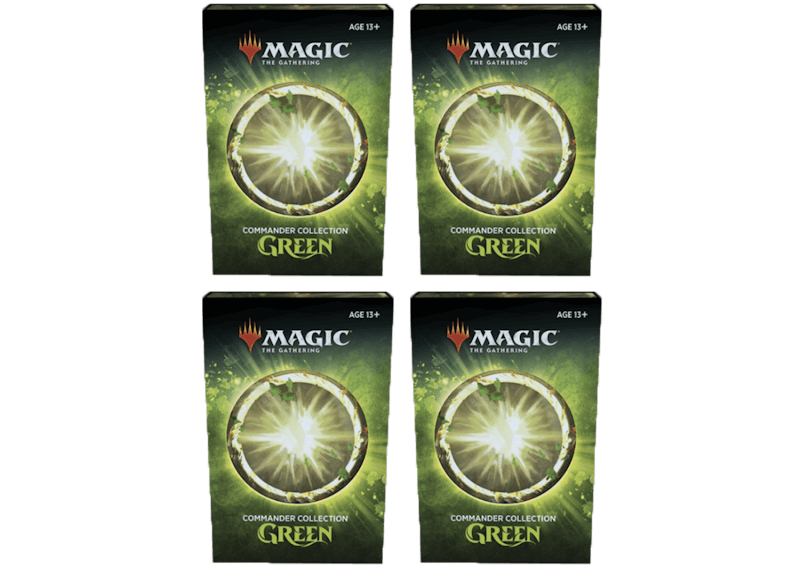 Magic: The Gathering TCG Commander Collection: Green 4X Lot