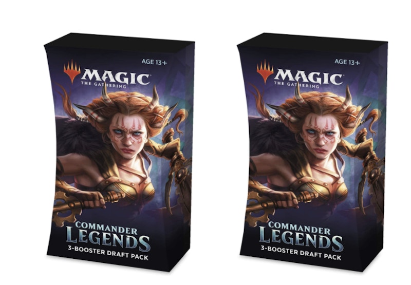 2020 Magic: The Gathering TCG Commander Legends 3 Booster Draft Pack 2x ...