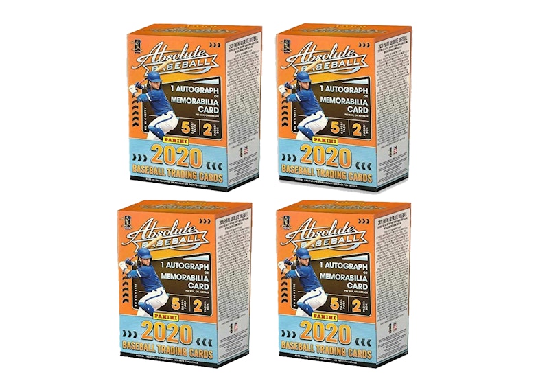 2020 Panini Absolute Baseball Blaster Box 4x Lot - 2020 - TW