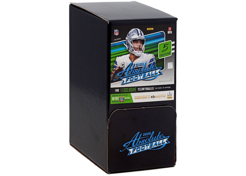 2020 Panini Absolute Football Gravity Feed Box (48 Packs) - 2020 - GB