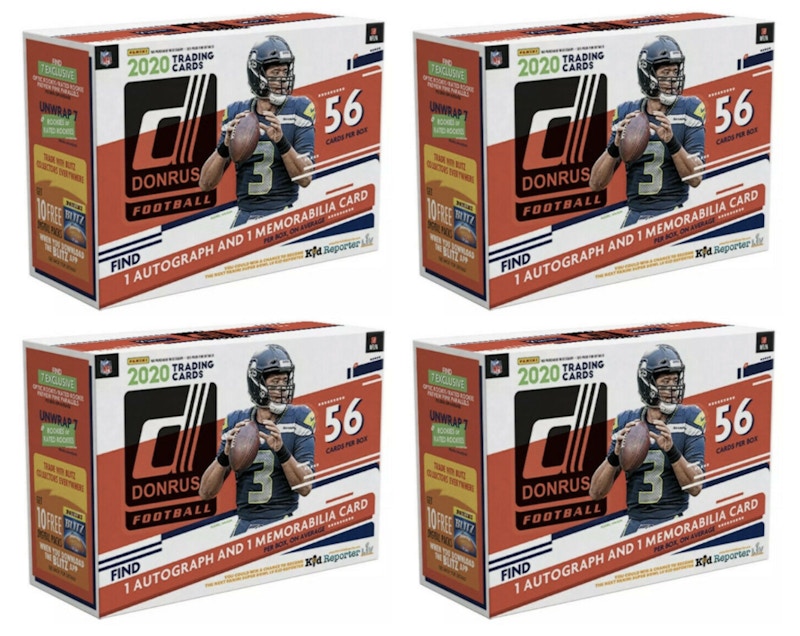 2020 Panini Donruss Football Mega Box 4x Lot - 2020 - US