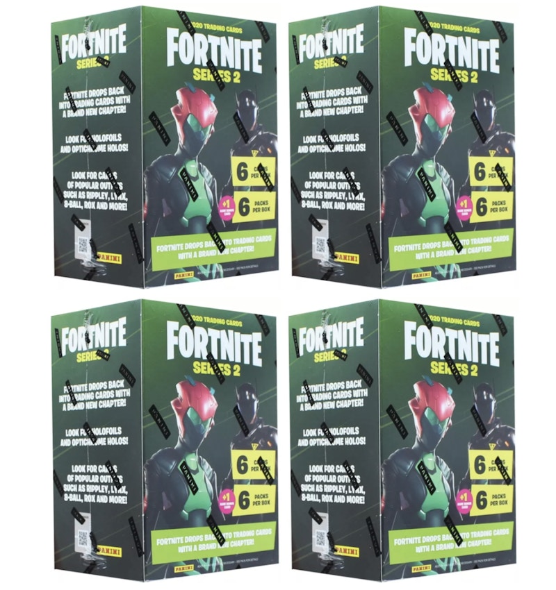 2020 Panini Fortnite Series 2 Blaster Box 4X Lot - 2020 - US