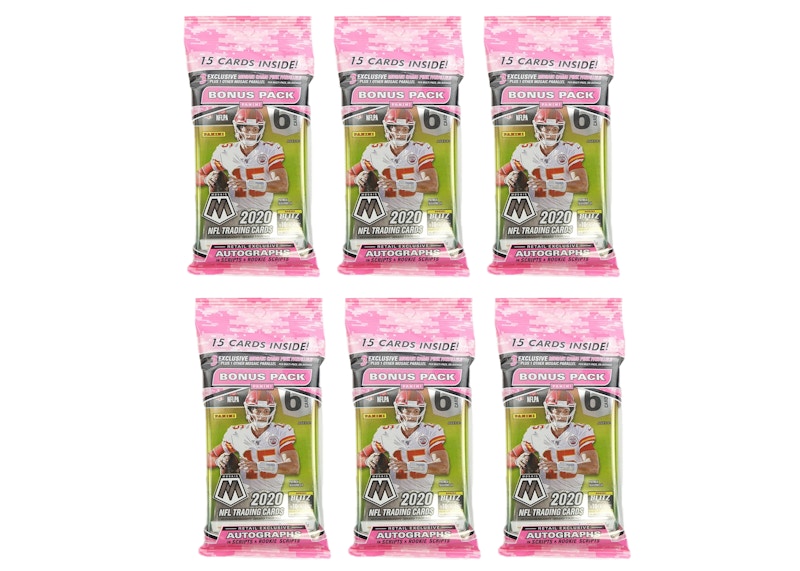 2020 Panini Mosaic Football Cello Pack 6x Lot - 2020 - US