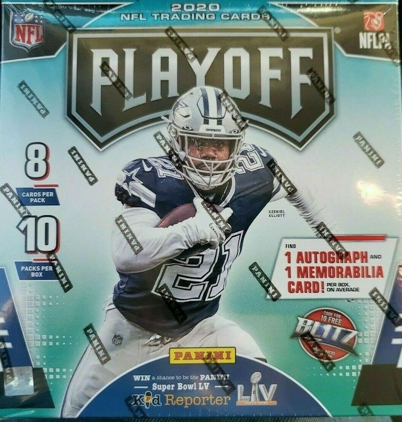 2020 Panini Playoff Football Mega Box 80 ct. - 2020 - US