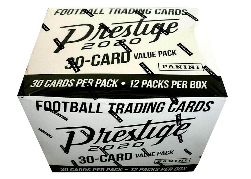 2020 Panini Prestige Football Factory Sealed Multi-Pack Cello Fat Pack ...