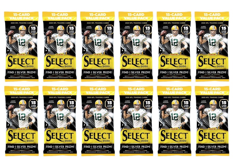2020 Panini Select Football Fat Pack 12x lot - 2020 - GB