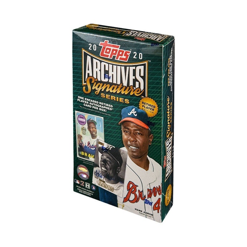 2020 Topps Archives Signature Series Retired Player Edition Hobby Box ...