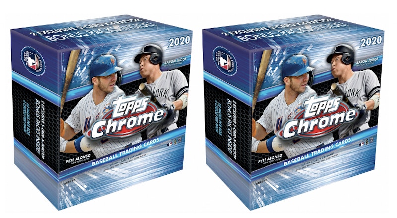 2020 Topps Chrome Baseball Monster Box 2x Lot - 2020 - US