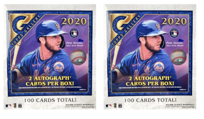 2020 Topps Gallery Baseball 100 Ct. Monster Box 2x Lot - 2020 - US