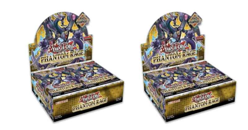 2020 Yu-Gi-Oh! TCG Phantom Rage 1st Edition Booster Box 2X Lot