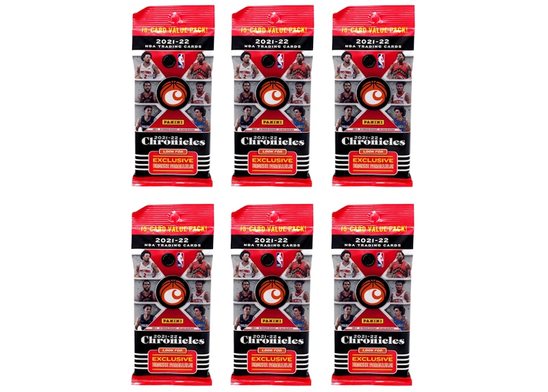 2021-22 Panini Chronicles Basketball Value Pack 6x Lot - 2021-22 - GB