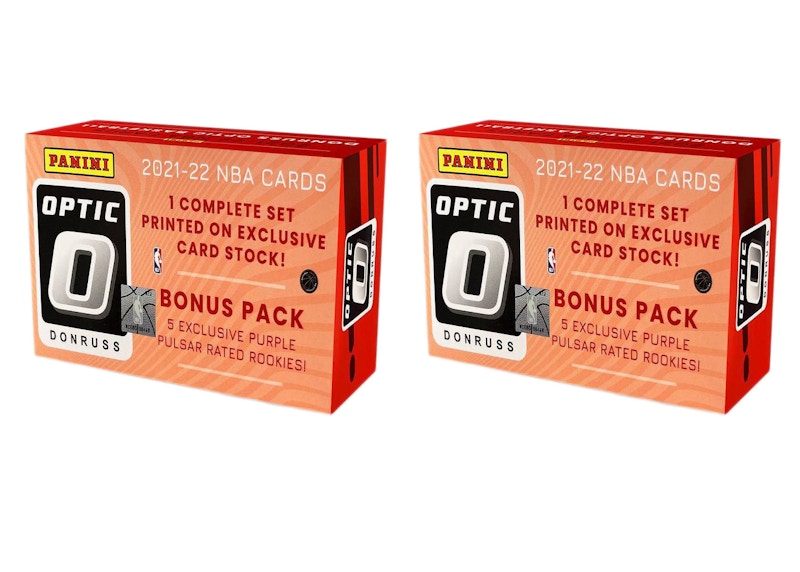 2021-22 Panini Donruss Optic Basketball Complete Box Set 2x Lot - 2021 ...