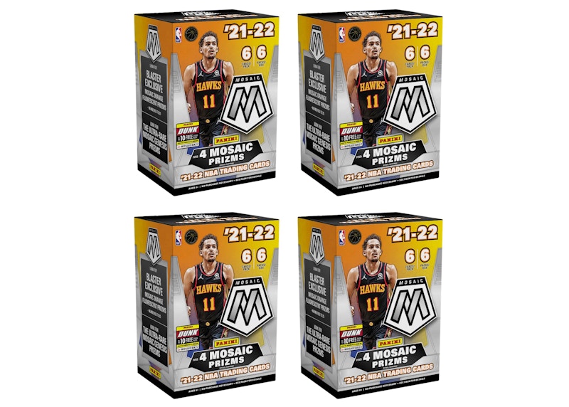 2021-22 Panini Mosaic Basketball Blaster Box 4x Lot - 2021-22 - KR