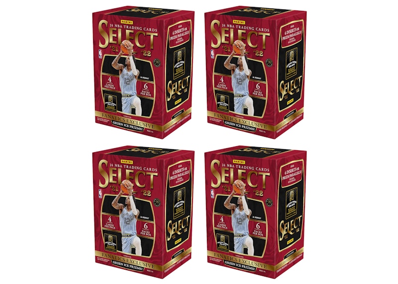 2021-22 Panini Select Basketball Fanatics Exclusive Blaster Box (Green ...