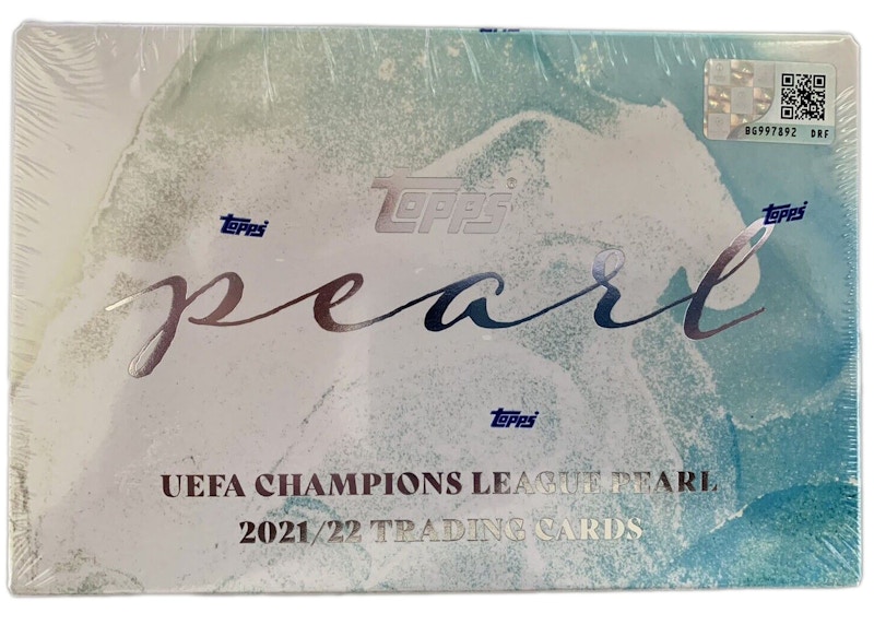 2021-22 Topps Pearl UEFA Champions League Soccer Hobby Box - 2021-22 - US