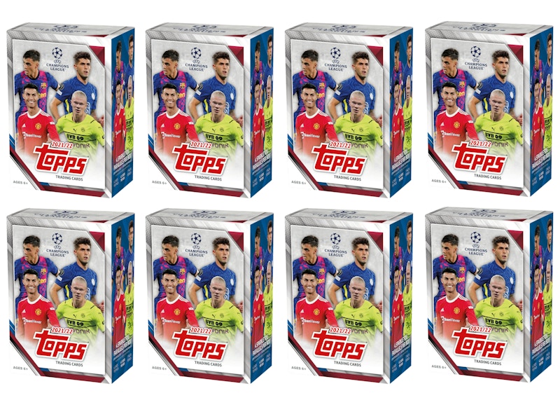 2021-22 Topps UEFA Champions League Collection Soccer Blaster Box 8x ...