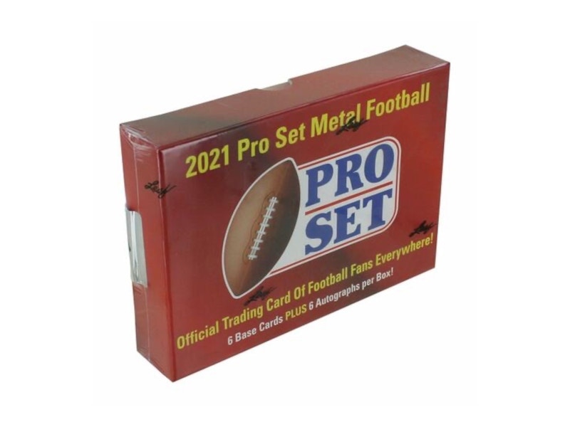 2021 Leaf Pro Set Metal Football Hobby Box - 2021 - US