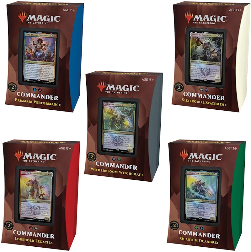 Magic: The Gathering TCG Strixhaven School of Mages Commander Deck 5x ...